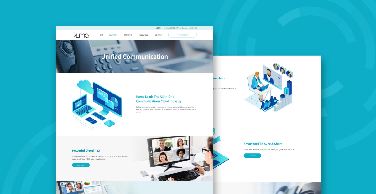 IT Firm Unifies Service Page Design to Inspire Pitch Cohesion