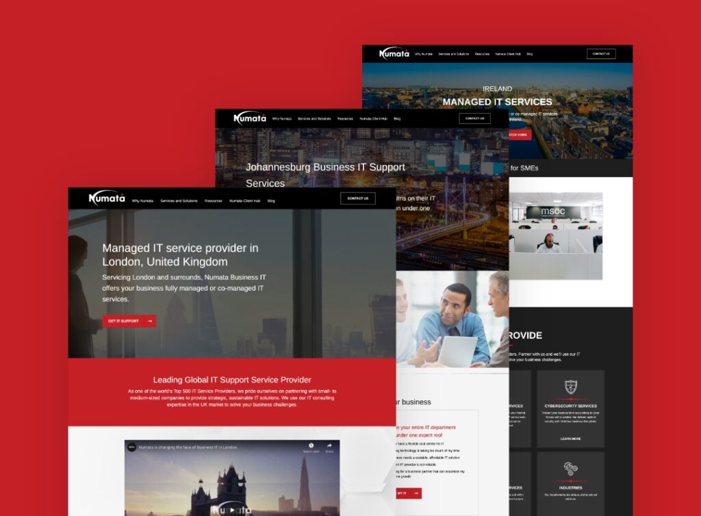 Case Study: Website Design for IT Firm in South Africa, UK, Ireland