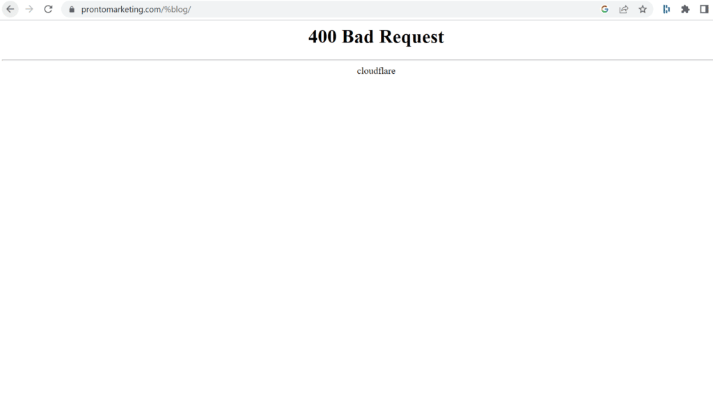 How to fix 400 Bad Request Error in Wordpress