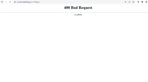 How to fix 400 Bad Request Error in Wordpress